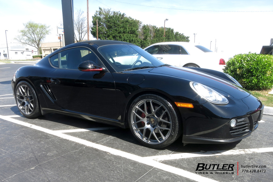Porsche Cayman with 19in Avant Garde Ruger Mesh Wheels exclusively from ...