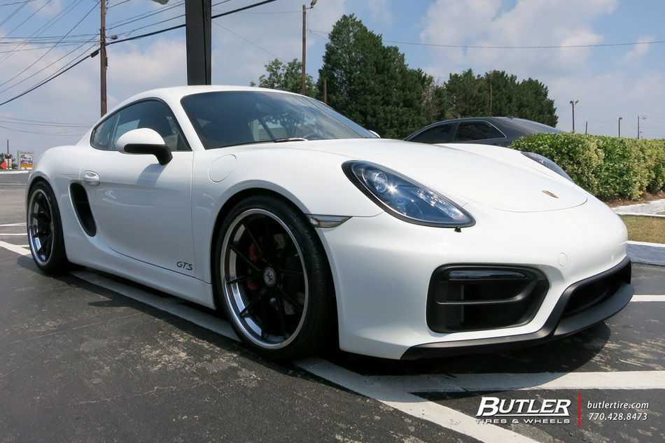 Porsche Cayman with 20in Rennen R55X Wheels exclusively from Butler ...