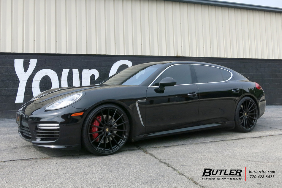 Porsche Panamera with 22in Avant Garde M615 Wheels exclusively from ...
