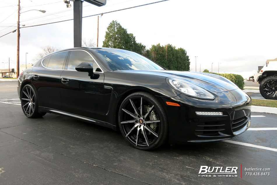 Porsche Panamera with 22in Lexani CSS15 Wheels exclusively from Butler ...