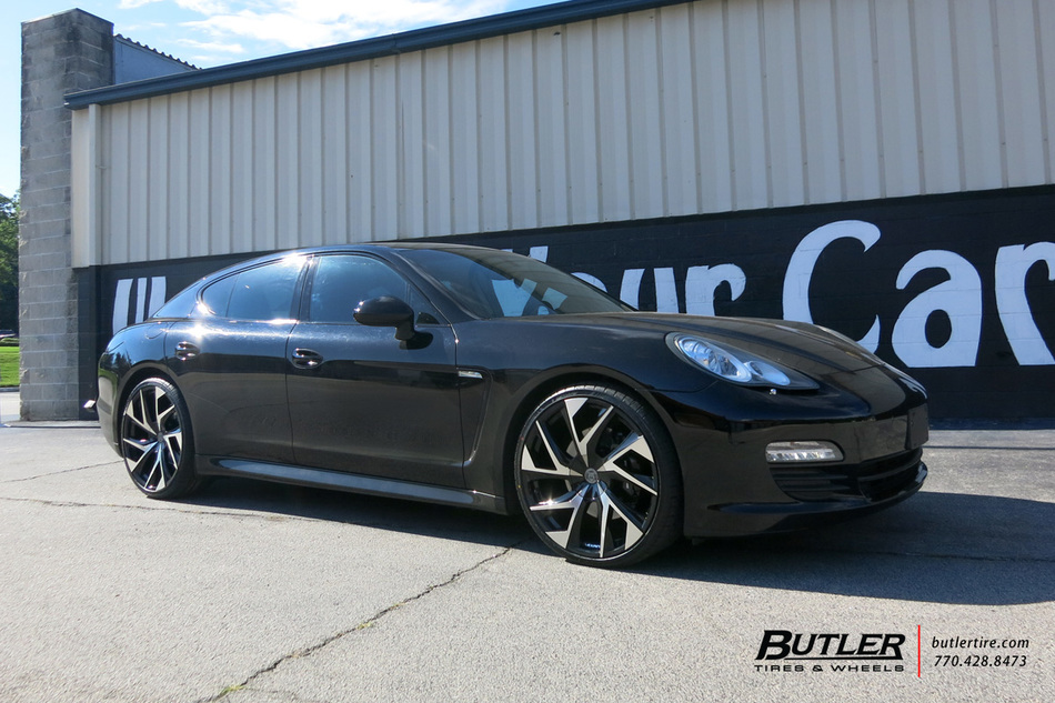Porsche Panamera with 22in Lexani Ghost Wheels exclusively from Butler ...