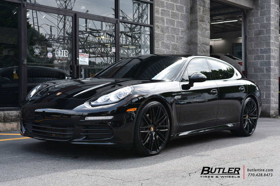Porsche Panamera with 22in Niche Anzio Wheels exclusively from Butler ...