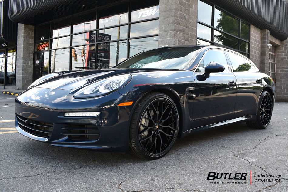 Porsche Panamera with 22in Savini SV-F2 Wheels exclusively from Butler ...
