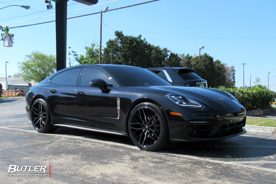 Porsche Panamera with 22in Savini SV-F2 Wheels exclusively from Butler ...