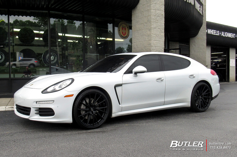 Porsche Panamera with 22in Vossen HF-4T Wheels exclusively from Butler ...