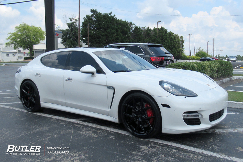 Porsche Panamera with 22in Vossen HF-5 Wheels exclusively from Butler ...