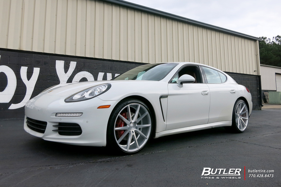 Porsche Panamera with 22in Vossen VFS1 Wheels exclusively from Butler ...