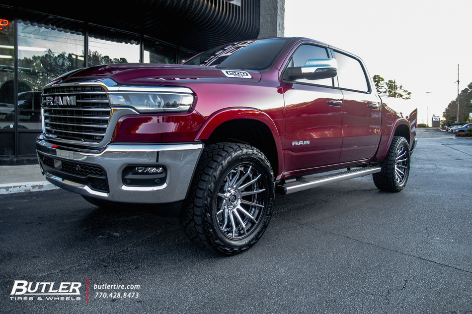 Ram 1500 with 22in Fuel Burn Wheels and Nitto Recon Grappler Tires ...