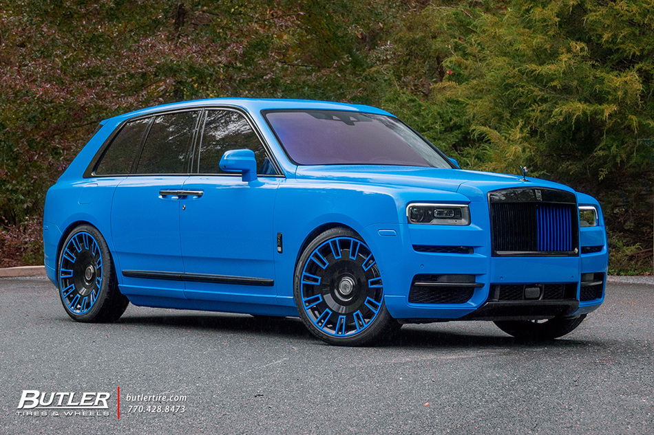 Rolls Royce Cullinan with 24in AG Luxury AGL60 Wheels exclusively from ...