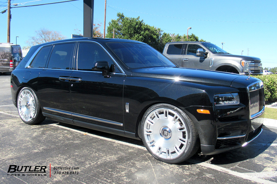 Rolls Royce Cullinan with 24in AG Luxury AGL60 Wheels exclusively from ...
