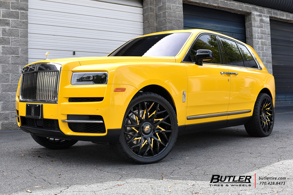 Rolls Royce Cullinan with 24in Forgiato Blocco Wheels exclusively from ...