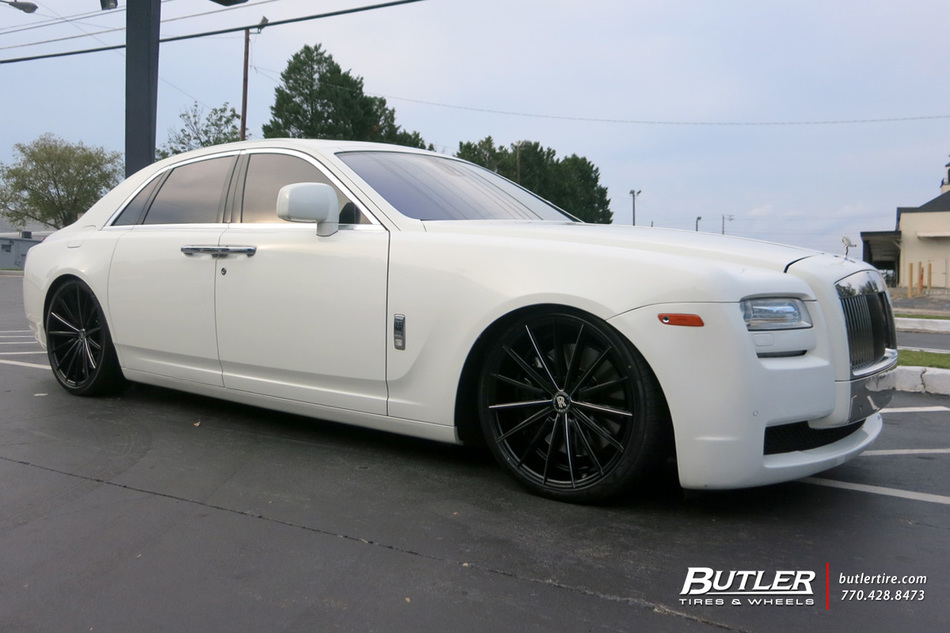 Rolls Royce Ghost with 22in Lexani Pegasus Wheels exclusively from ...