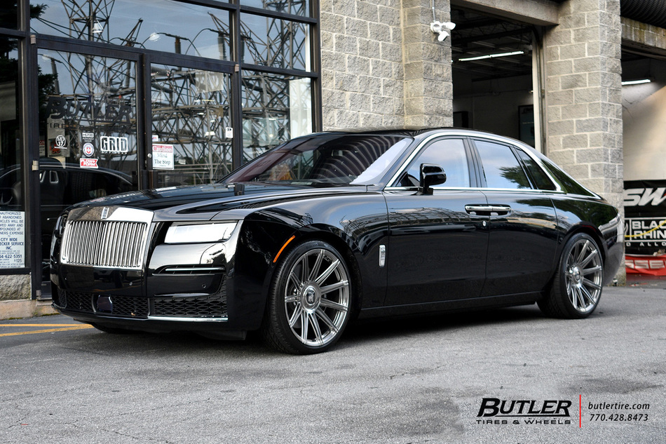 Vossen Rolls Royce Sinister Rolls Royce Ghost Shows Up In Zurich