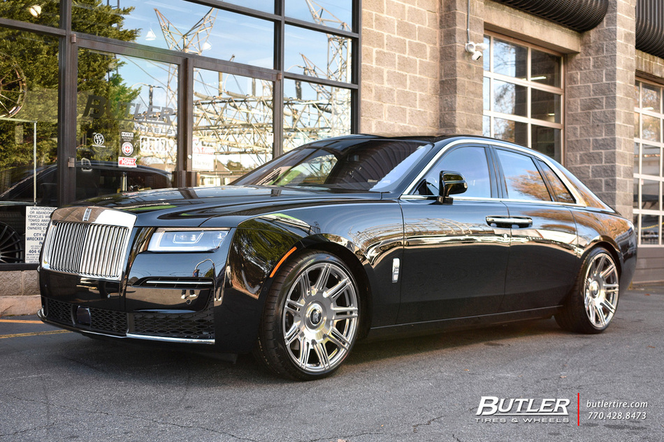 Rolls Royce Ghost with 22in Vossen SP2 Wheels exclusively from Butler ...