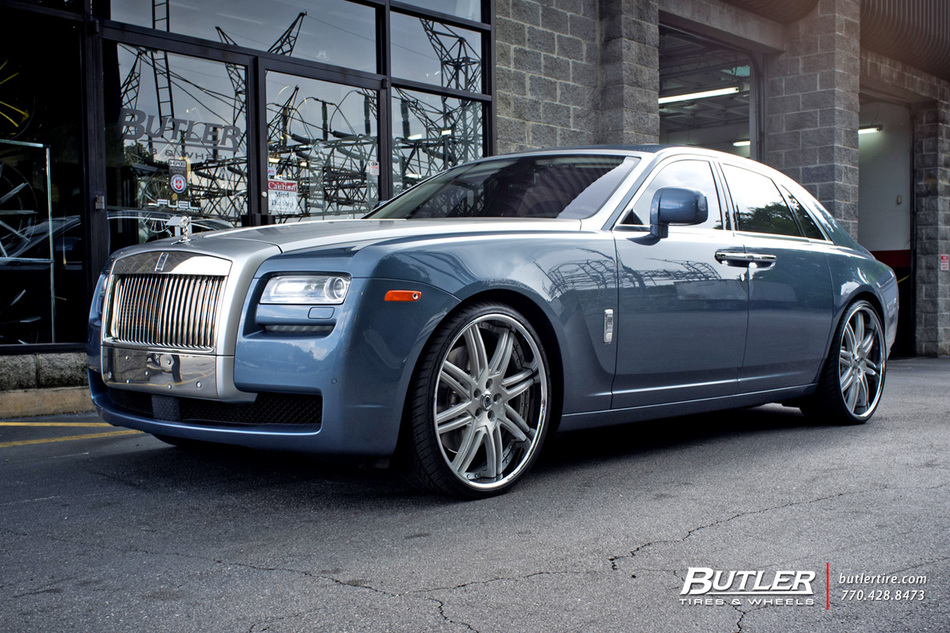 Rolls Royce Ghost with 24in Asanti AF163 Wheels exclusively from Butler ...
