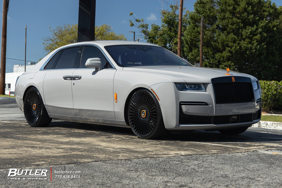 Rolls Royce Ghost with 24in Forgiato Trimestre exclusively from Butler ...
