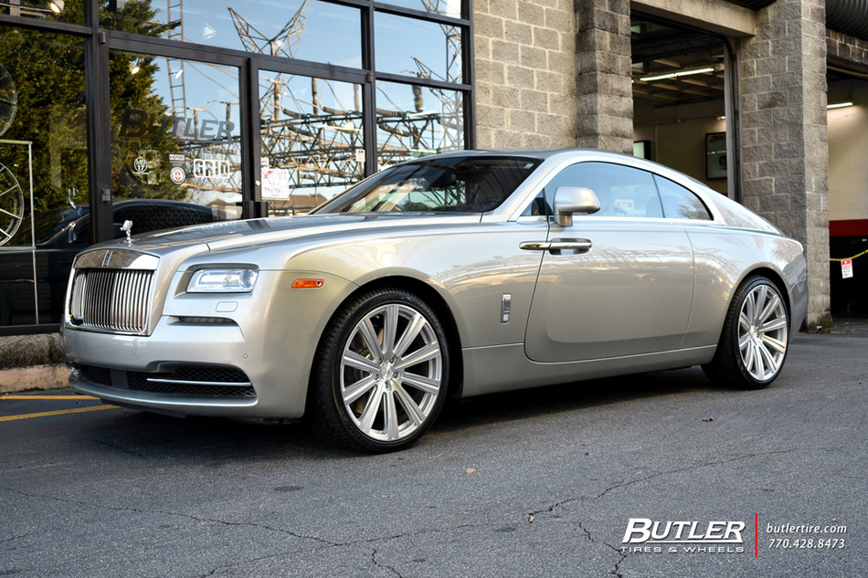 Rolls Royce Wraith with 22in Avant Garde AGL-Vanguard Wheels ...