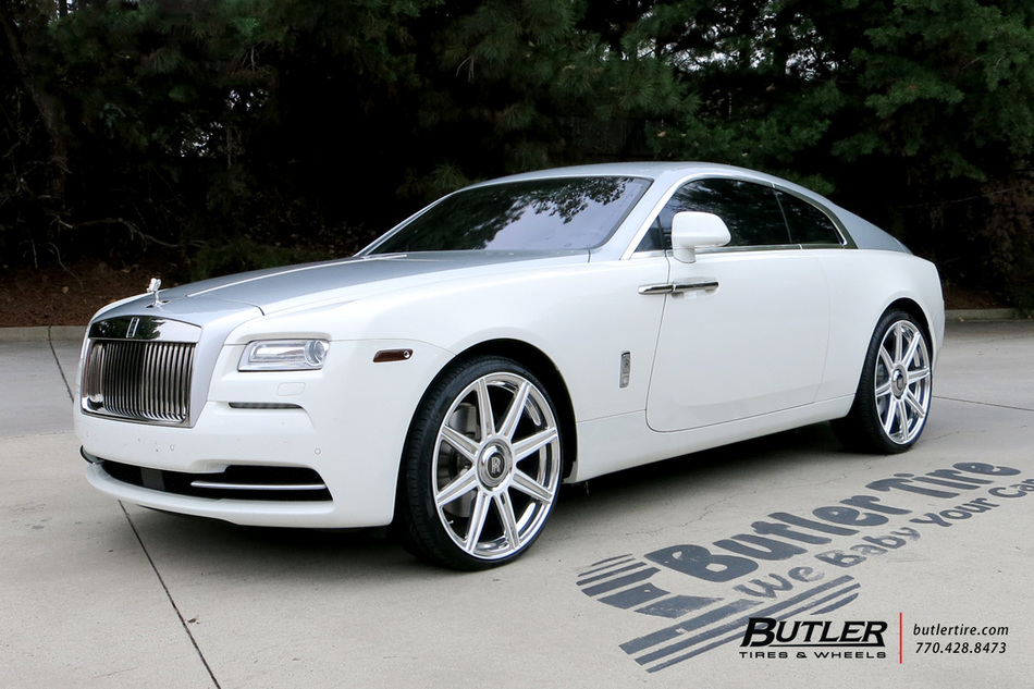 Rolls Royce Wraith with 24in Avant Garde AGL22 Wheels exclusively from ...