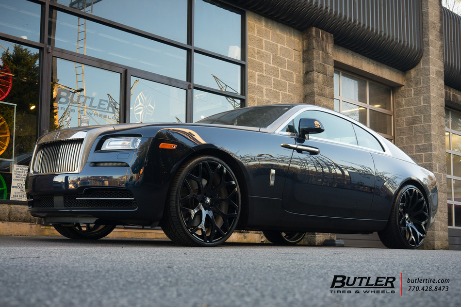 Rolls Royce Wraith with 24in Forgiato Drea ECL Wheels exclusively from ...