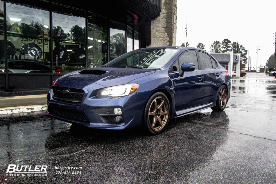 Subaru Impreza WRX with 18in Enkei T6R Wheels and General G-Max RS ...
