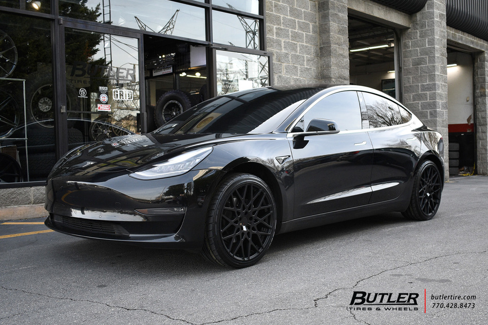 Tesla Model 3 with 20in TSW Vale Wheels exclusively from Butler Tires ...