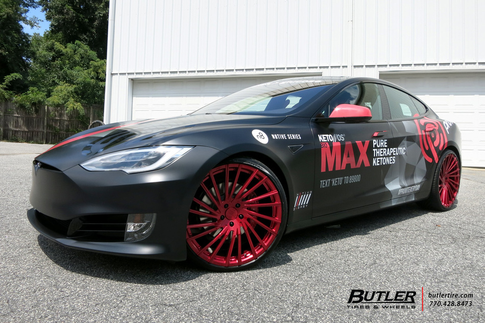 Tesla Model S with 22in Lexani M119 Wheels exclusively from Butler ...