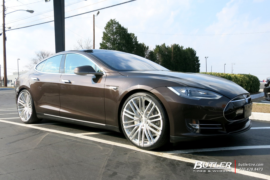 Tesla Model S with 22in Lexani M723 Wheels exclusively from Butler ...
