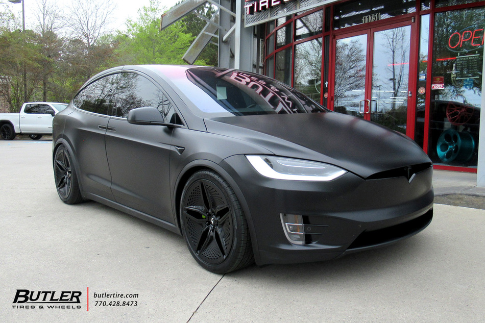 Tesla Model X with 22in Forgiato EV001 Wheels exclusively from Butler ...