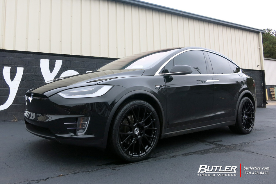 Tesla Model X with 22in Forgiato Flow 001 Wheels exclusively from ...