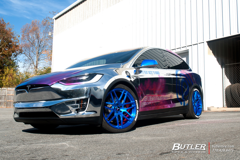 Tesla Model X with 22in Lexani M007 Wheels exclusively from Butler ...