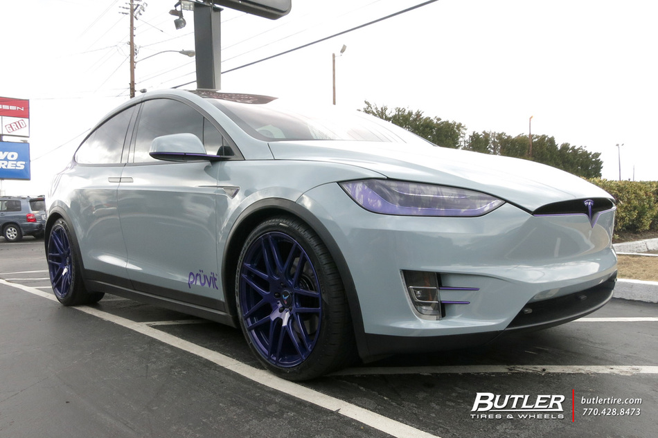 Tesla Model X with 22in Lexani M007 Wheels exclusively from Butler ...