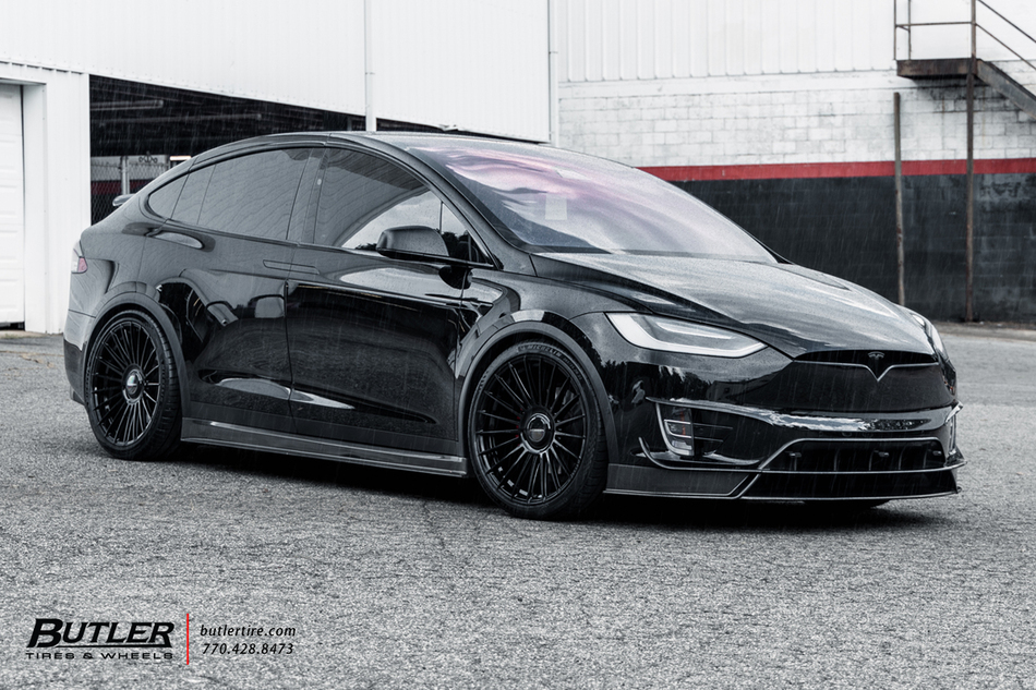 Tesla Model X with 22in Vossen HF-8 Wheels exclusively from Butler ...