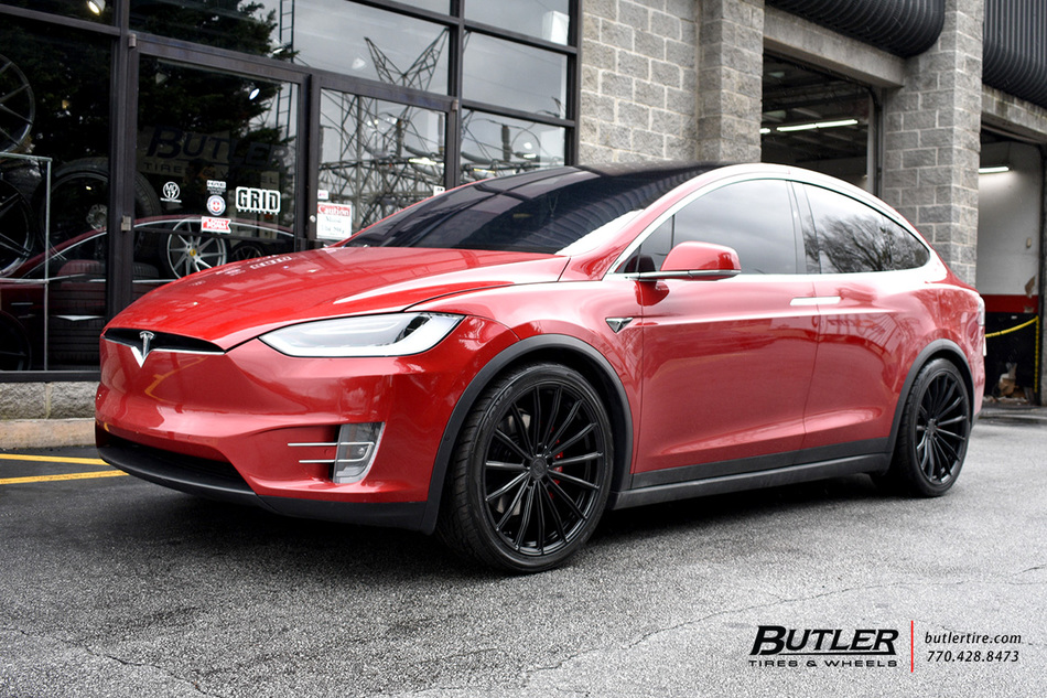 Tesla Model X with 22in XO London Wheels exclusively from Butler Tires ...