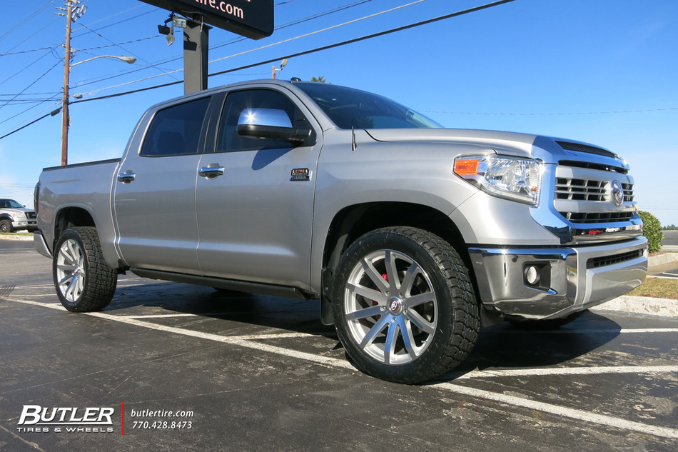 Blue Toyota Tundra Rims