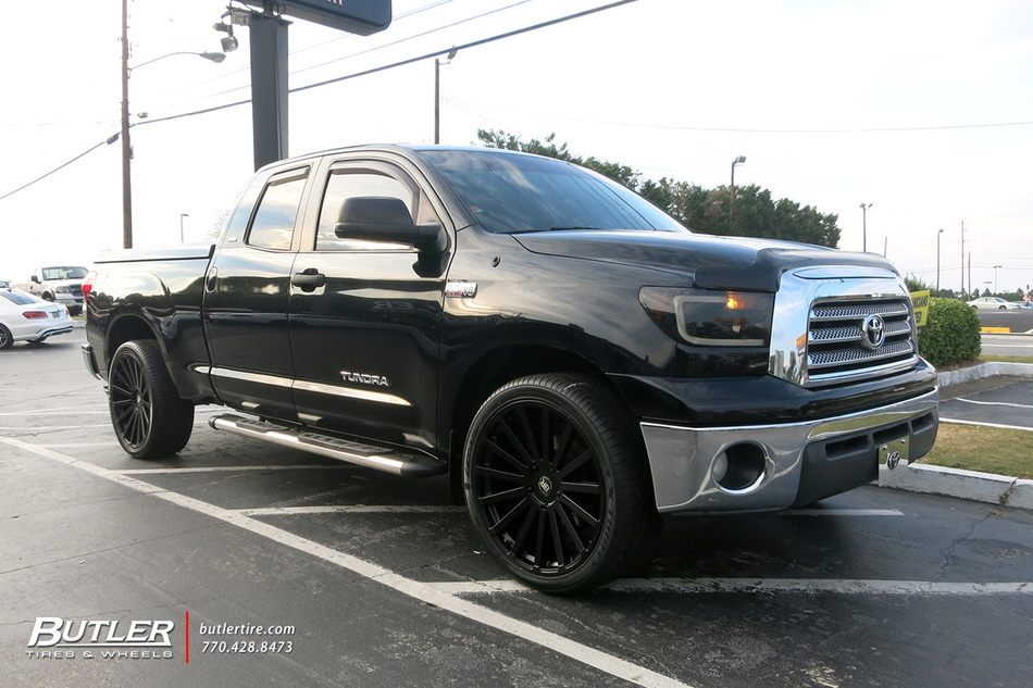 Toyota Tundra with 24in Black Rhino Spear Wheels exclusively from ...