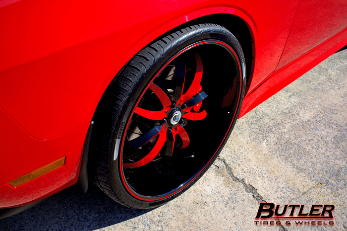 Wide Body Dodge Challenger on Asanti Wheels - Trending at Butler Tires ...