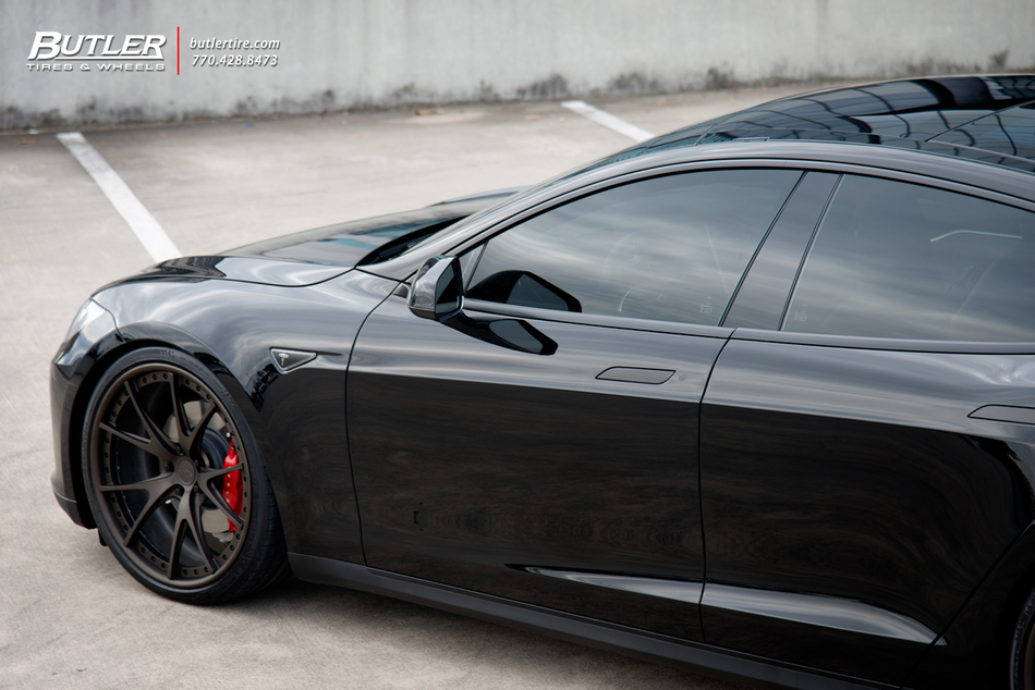 Tesla Model S P85D with 22in Niche Stuttgart Wheels - Trending at ...
