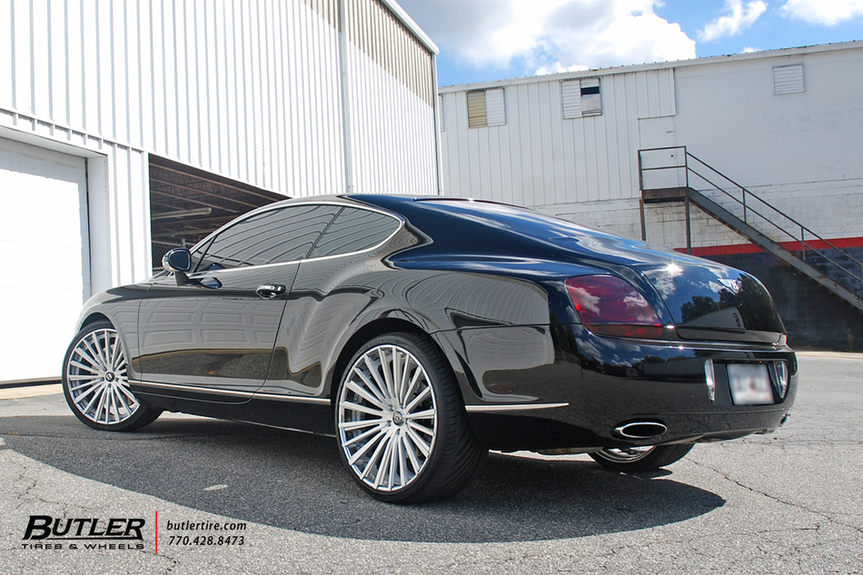 Bentley Continental GT with 22in Lexani LF Forged LZ-722 Wheels ...