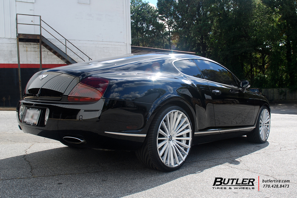 Bentley Continental GT with 22in Lexani LF Forged LZ-722 Wheels ...