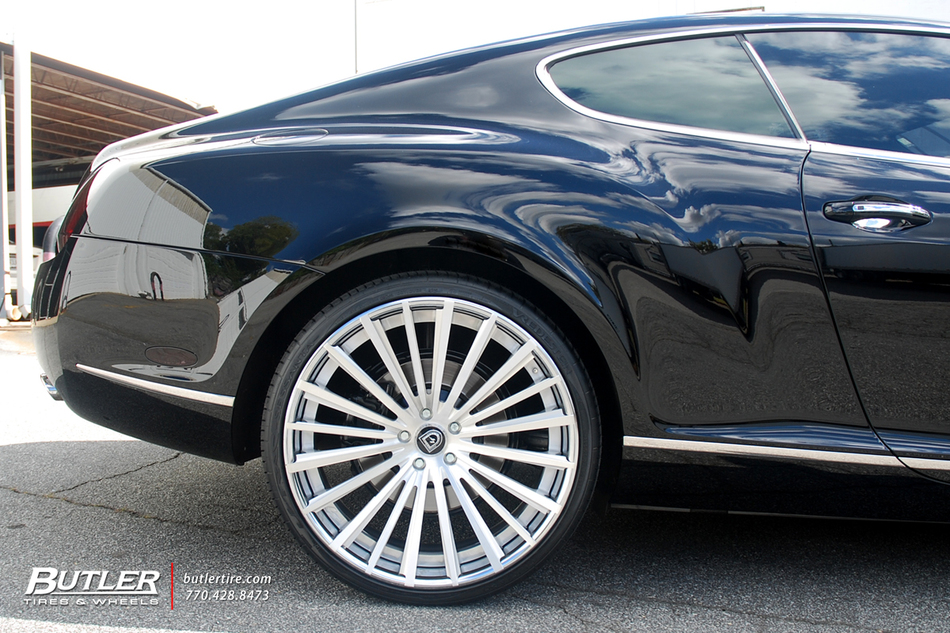 Bentley Continental GT with 22in Lexani LF Forged LZ-722 Wheels ...