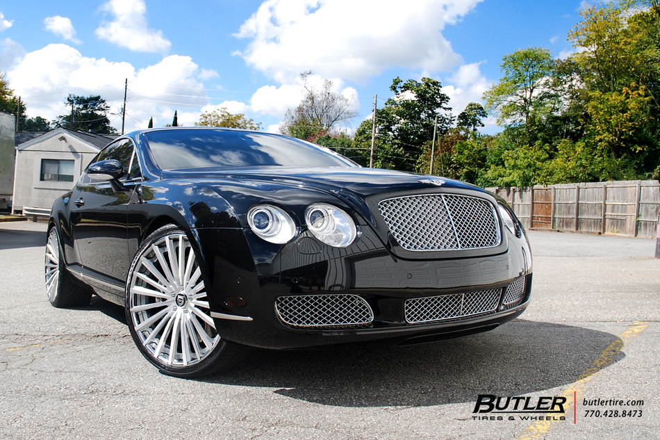 Bentley Continental GT with 22in Lexani LF Forged LZ-722 Wheels ...