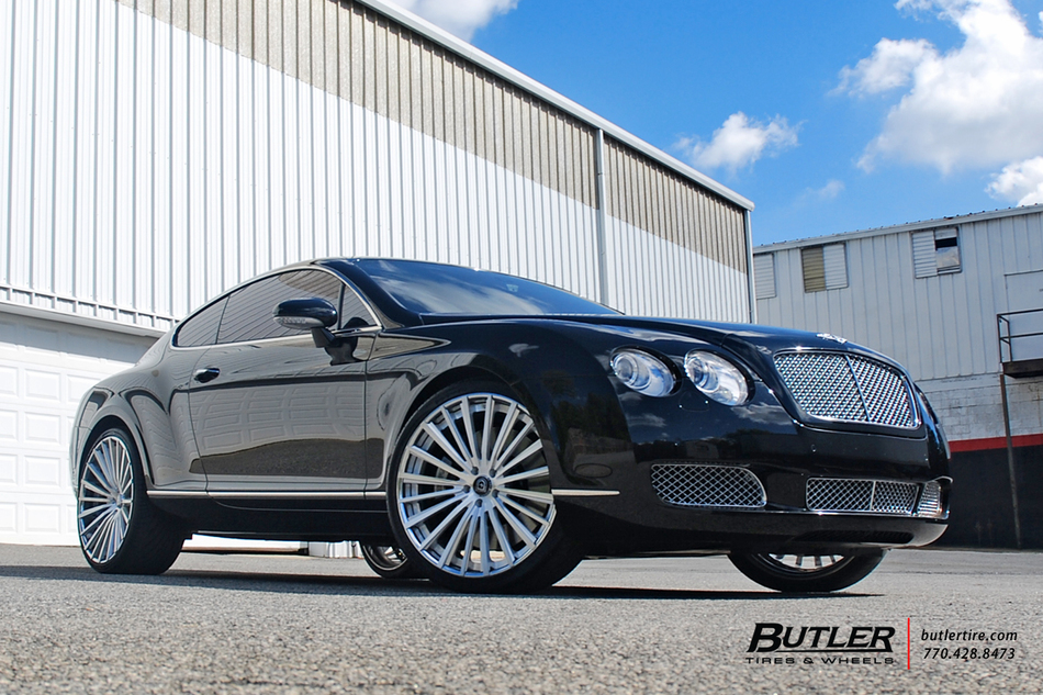 Bentley Continental GT with 22in Lexani LF Forged LZ-722 Wheels ...