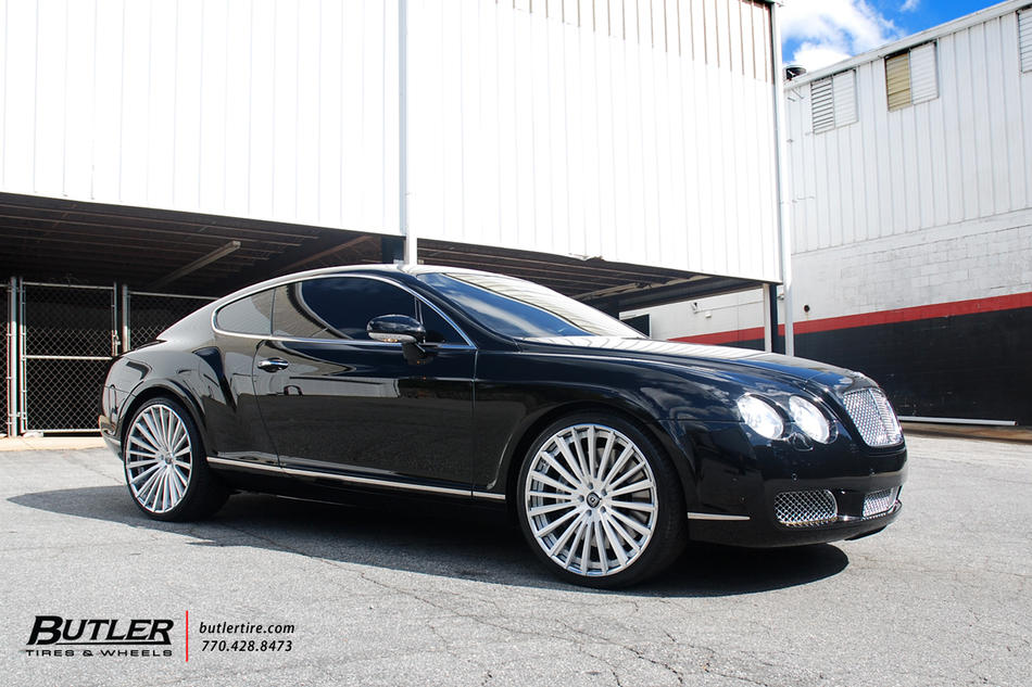 Bentley Continental GT with 22in Lexani LF Forged LZ-722 Wheels ...