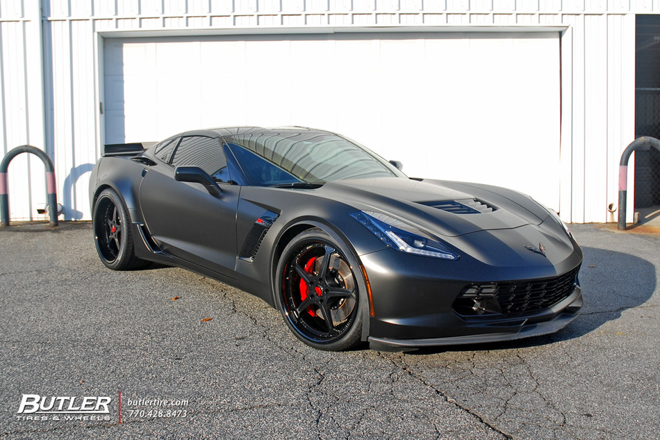 corvette c7 matte black