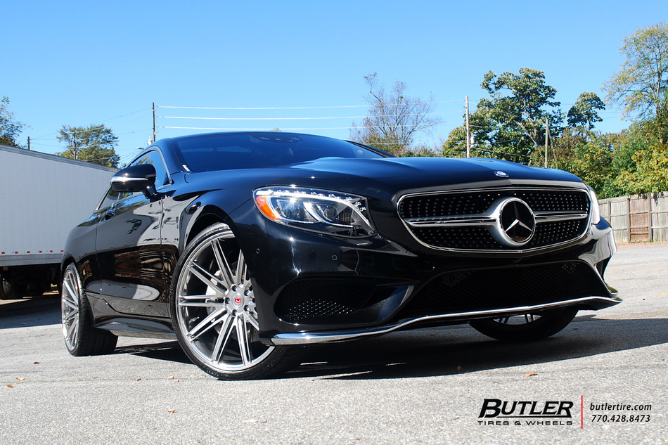 Mercedes S550 Coupe on Custom Vossen VPS-307 Forged Wheels - Trending ...