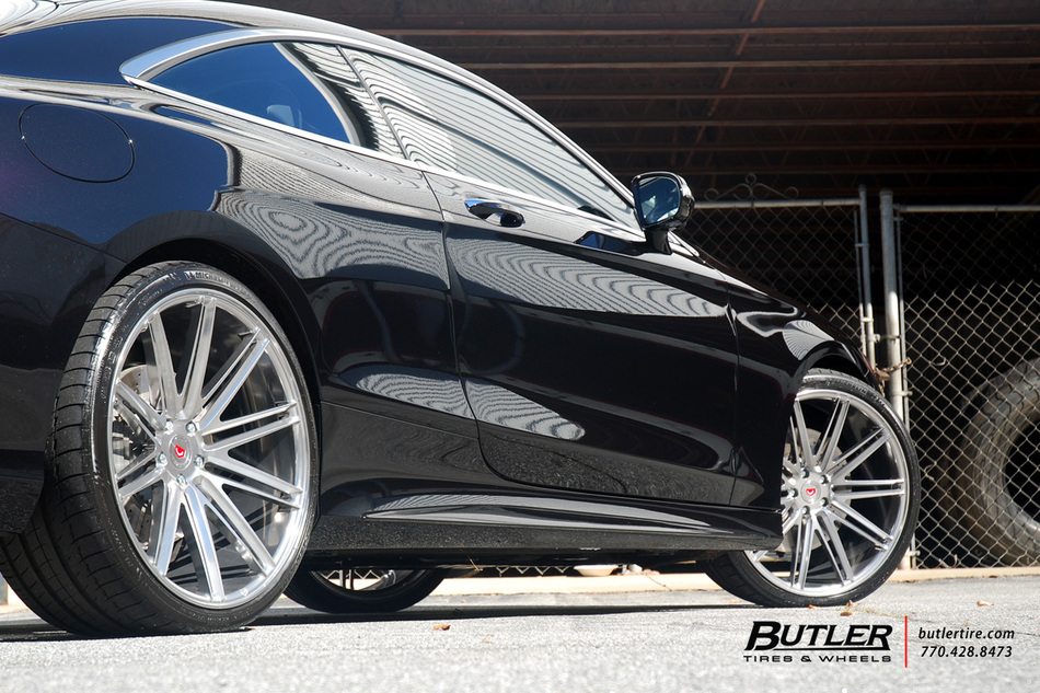 Mercedes S550 Coupe on Custom Vossen VPS-307 Forged Wheels - Trending ...