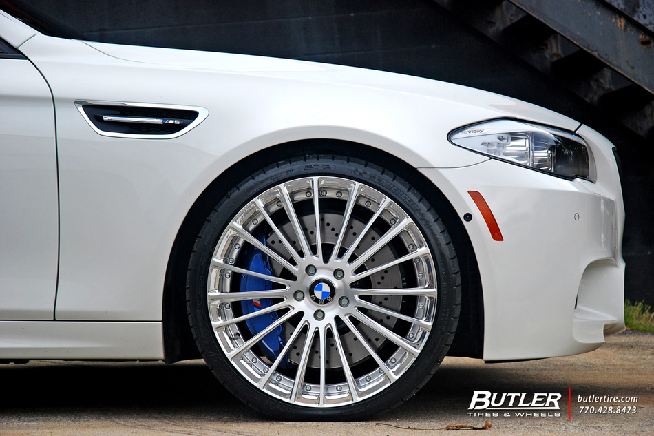 BMW M5 on Custom 21in Savini SV61d Wheels - Trending at Butler Tires ...