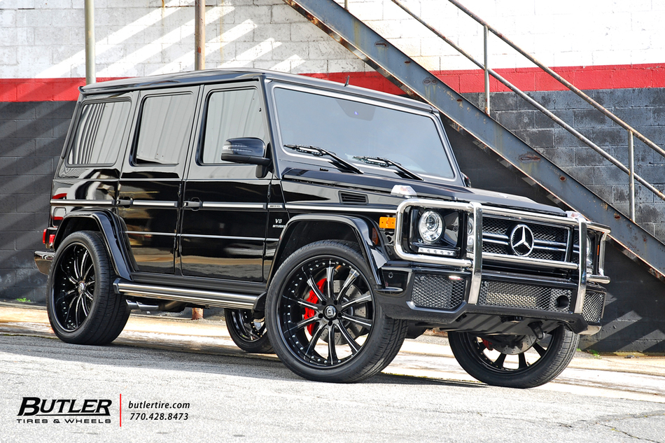 Mercedes G63 AMG Wagon on Custom 24in Lexani LF707 Wheels - Trending at ...