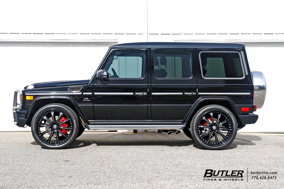 Mercedes G63 AMG Wagon on Custom 24in Lexani LF707 Wheels - Trending at ...