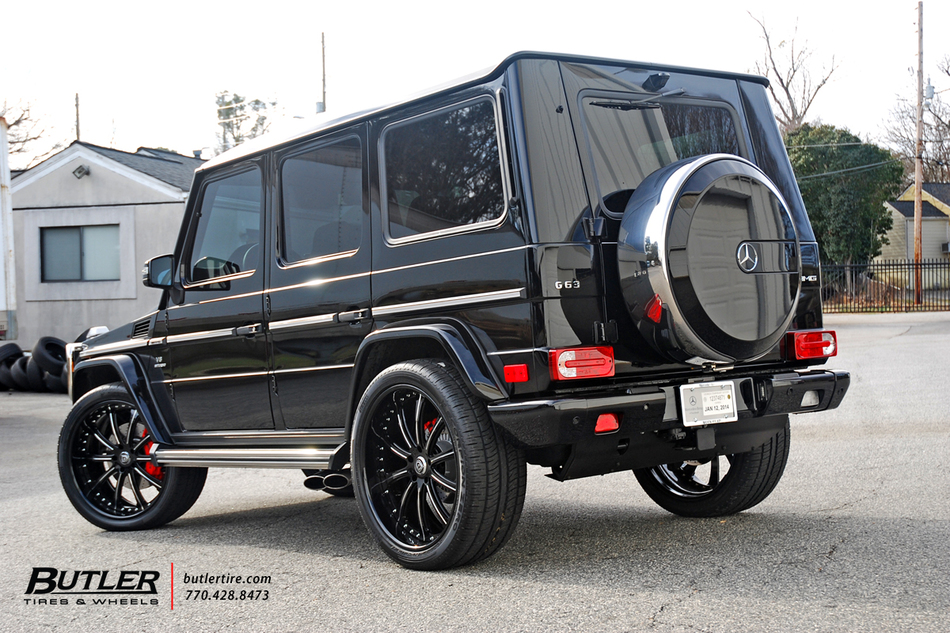Mercedes G63 AMG Wagon on Custom 24in Lexani LF707 Wheels - Trending at ...